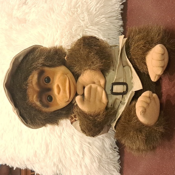 hosung | Toys | Hosing Plush Monkey 984 Puppet With Squeaker 15 Inches ...